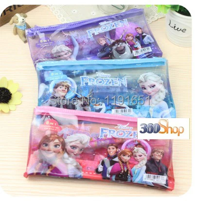 FROZEN Stationery Set Pencil case Ruler/Sharpener/Eraser School ...