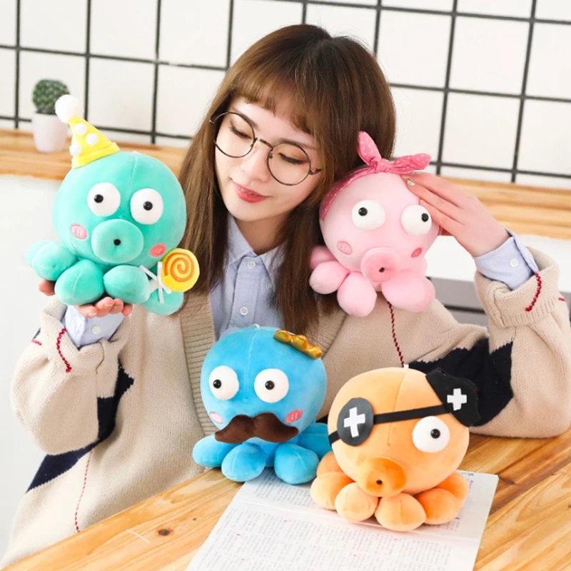 Cartoon-Octopus-Dolls-Toy-Pirate-Octopus-Plush-Toy-Kawaii-Stuffed-Toys ...