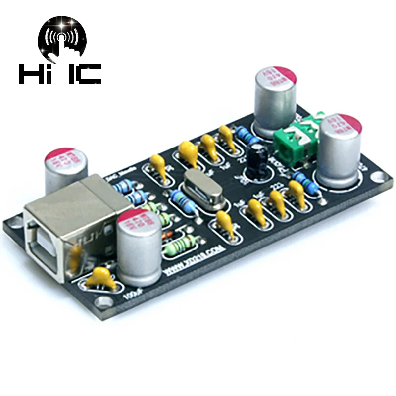 HiFi Audio Mini Computer External Sound Card PCM2704 Digital PC USB ...