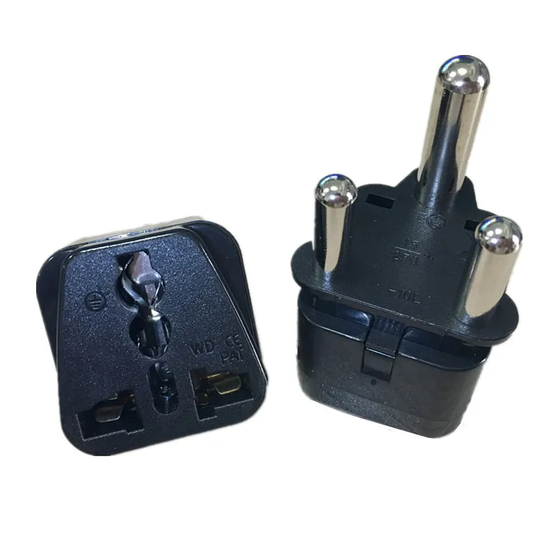 Hot Sale Universal UK/US/EU/AU to Large South Africa 3 pin Travel Power ...