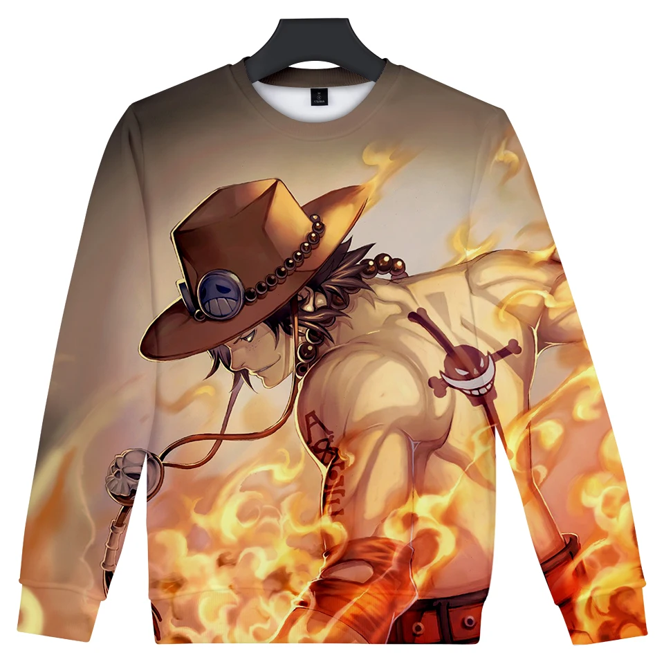 Luffy Ace Robin Nami Sanji Long Sleeve Sweatshirt | One piece ...