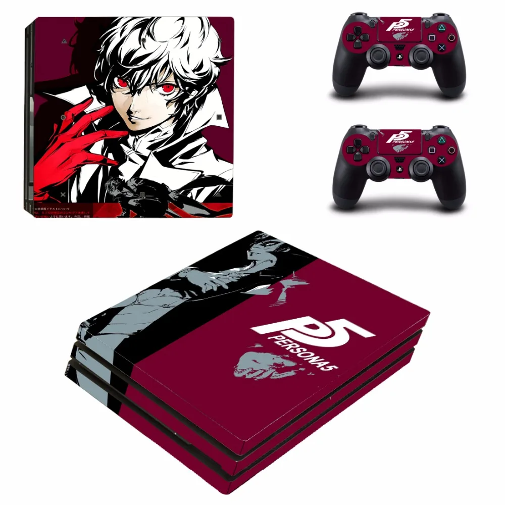 Persona 5 PS4 Pro Skin Sticker Decal for Console and Controllers ...