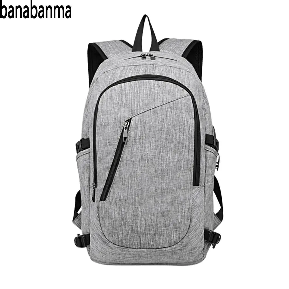 PinShang Men Backpack Teen Boys Casual Oxford Cloth School Bag Double ...