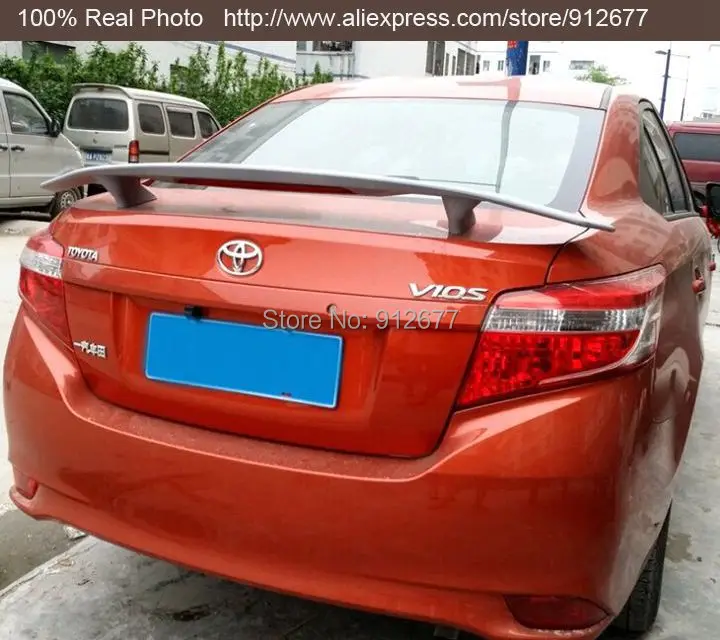 Rear Wing Spoiler For Toyota VIOS 2014, ABS Plastic Car Spoilers For ...