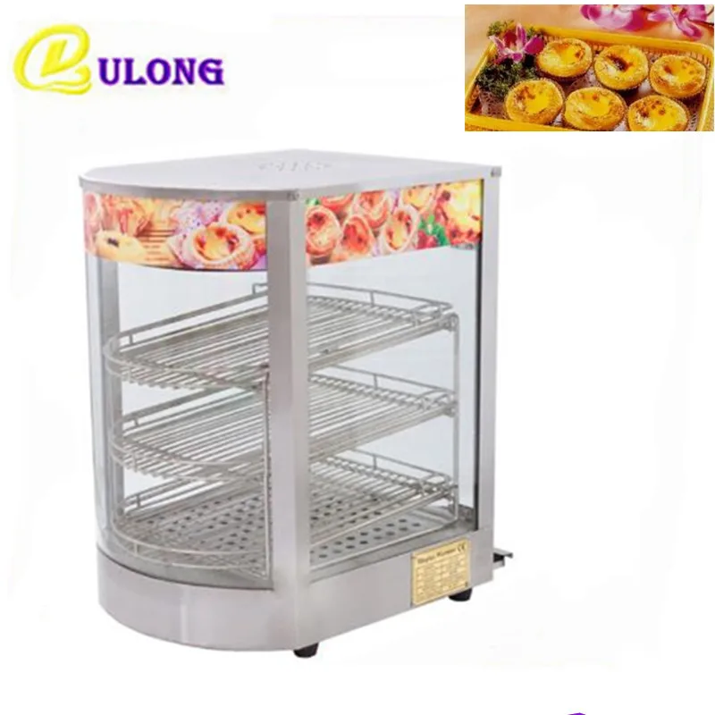 Mini Commercial Display Cabinet Electric Countertop Hot Dog Egg Tart ...