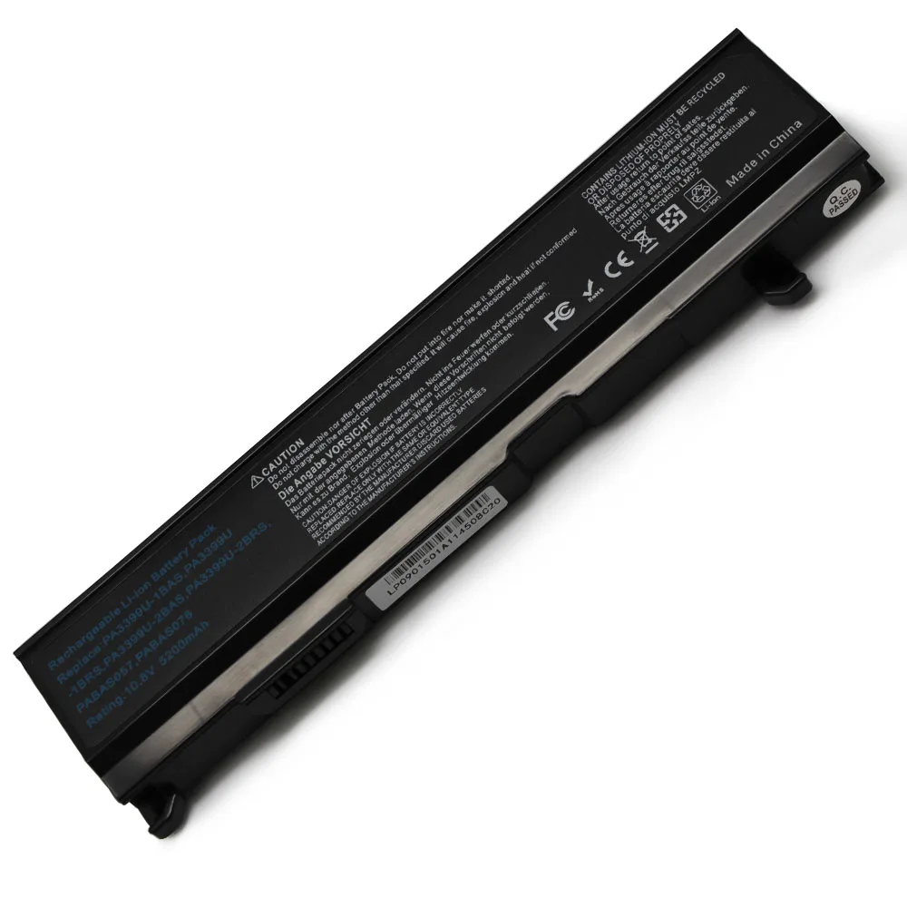 Wholesale Laptop Battery 10.8v 5200mAh For Toshiba Satellite A100 A105 ...