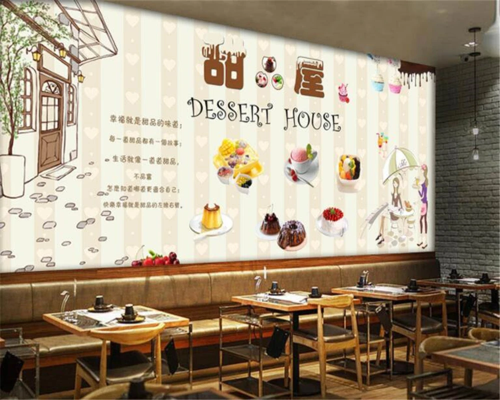 Beibehang Custom Beauty Simple Wallpaper European And American Hand ...