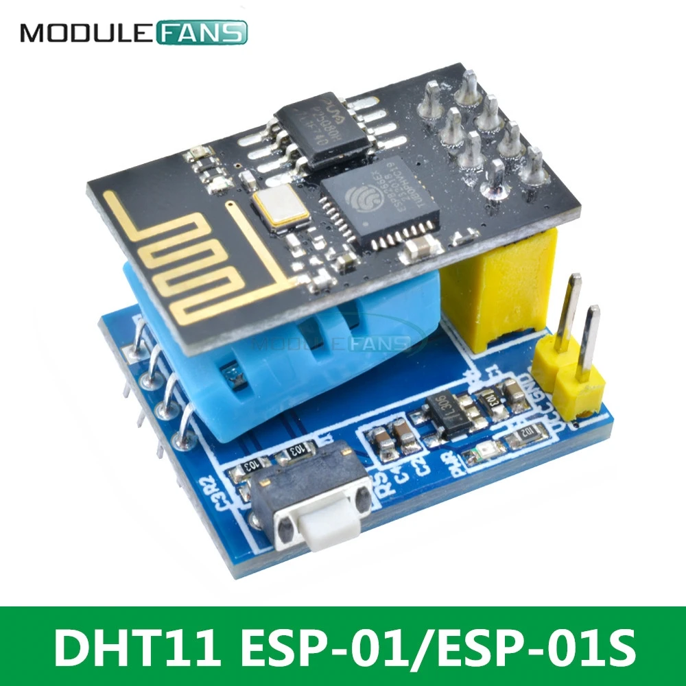 Strumenti di misura e layout 2 With ESP-01/01S ESP8266 esp-01/01S DS18B20 temperatura sensore di ...