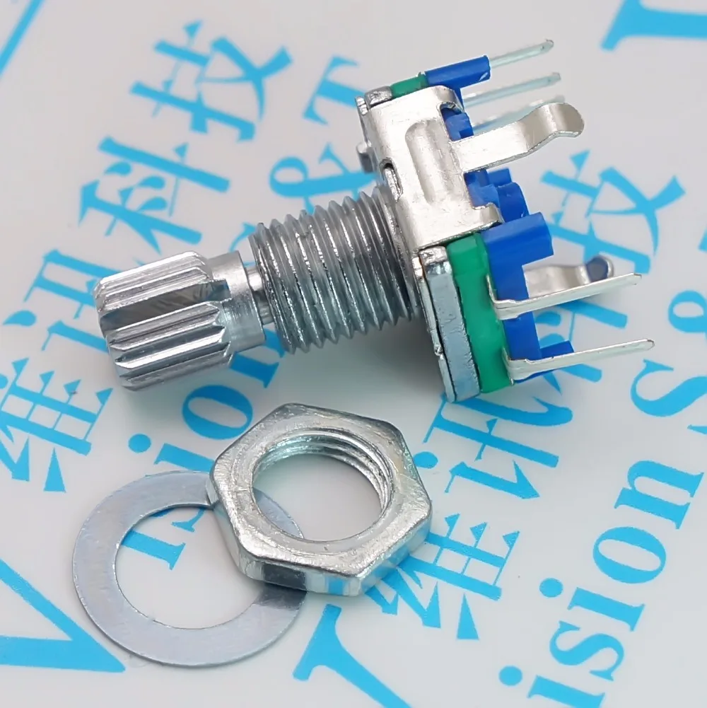 10pcs Lot Plum Handle 15mm Rotary Encoder Coding Switch Ec11 Digital