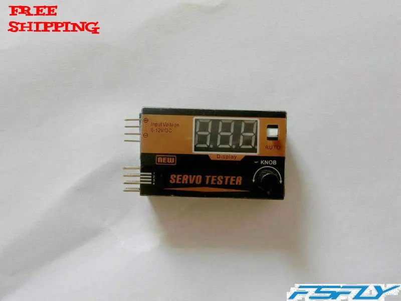 Free Shipping +New Servo and ESC tester with 2 models digital CCPM ...