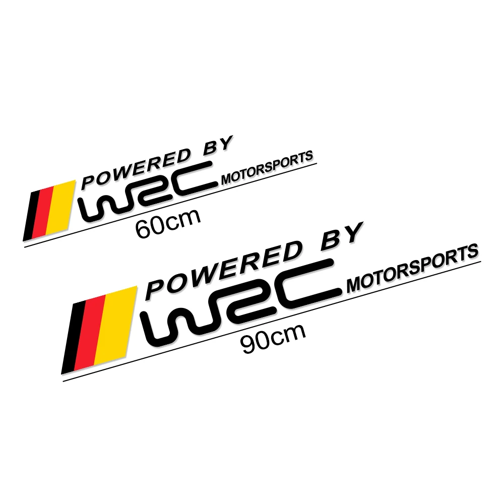 2PCS Car Door Side WRC Sticker For Audi A3 A4 B8 B6 B7 Opel Ford Focus ...