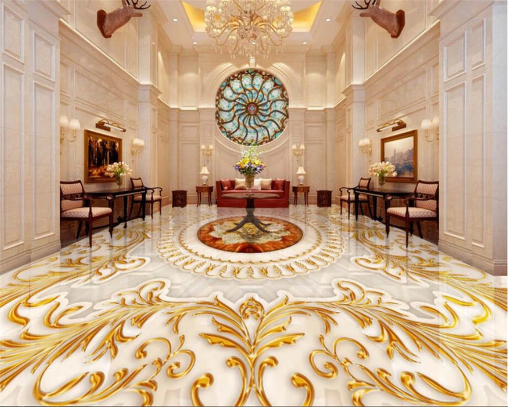 Marble Floors Gold Ceilings – Flooring Ideas