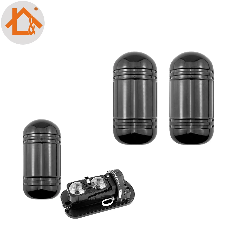 Photoelectric alarm beam Two Beams Infrared Sensor Beam Detector ...
