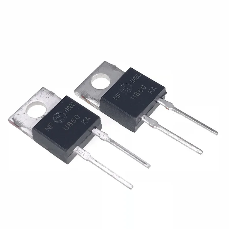 10pcs MUR860 TO220 MUR860G TO 220 U860 Ultrafast Recovery Diode 8A/600V ...