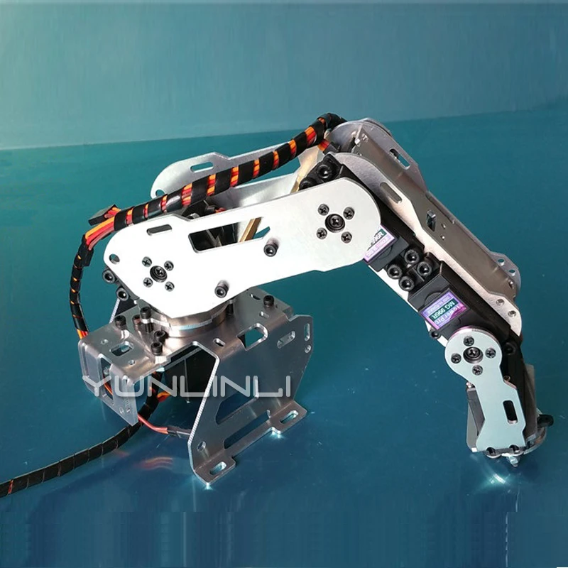 Robotic-Arm-Aluminum-Industrial-Robot-Arm-Model-Double-Bearing-Metal ...