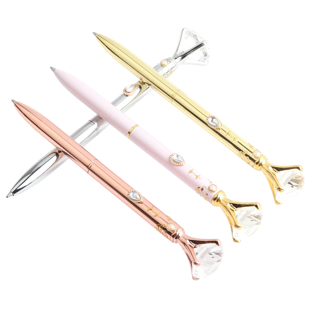 GENKKY 2019 New cute pens Large Diamond Metal Ballpoint Anime Sailor ...