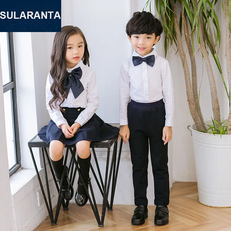 Kinder Baumwolle Japanischen Koreanische Student Schule Uniformen Set Anzug für Mädchen Jungen ...