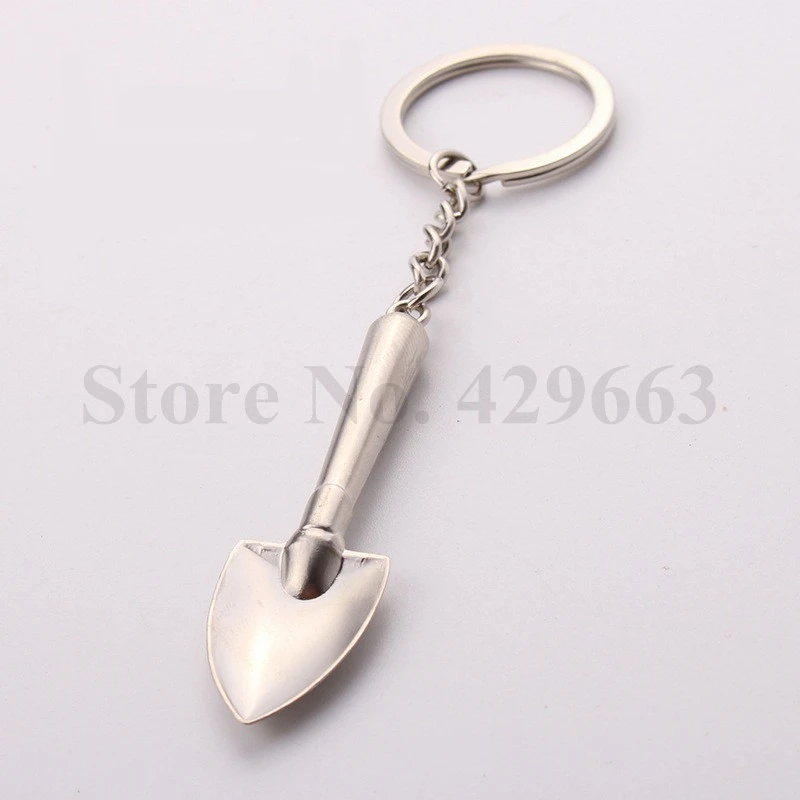 Metal Shovel Keychains | Metal Spade Keyrings | Metal Trinket Tools ...