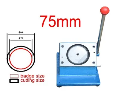 75mm badge making circle cutter round shape paper cutting machine ...