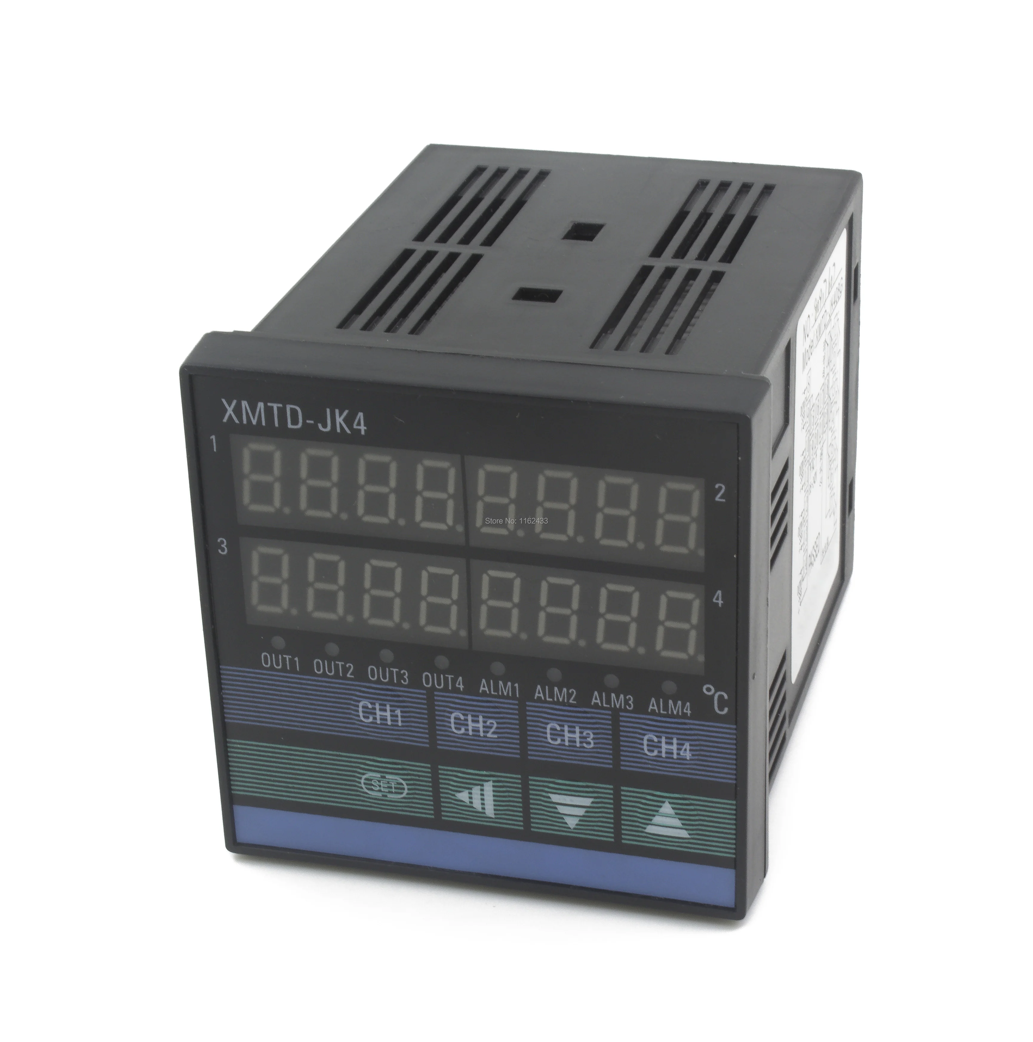 XMTD JK4 72*72mm 4 ways 4 PIDs digital temperature controller no alarm relay SSR output (Not ...