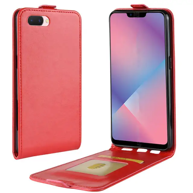 OPPO A3s Case OPPO A3s Case Cover 6.2 inch PU Leather Back Cover Phone ...