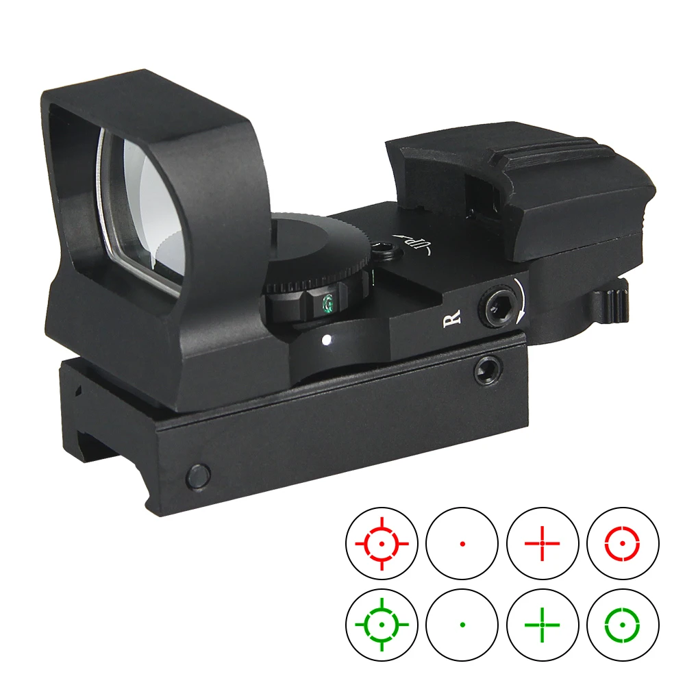 PPT-Tactical-airsoft-accessories-optics-red-dot-sight-optical-4-Reticle ...