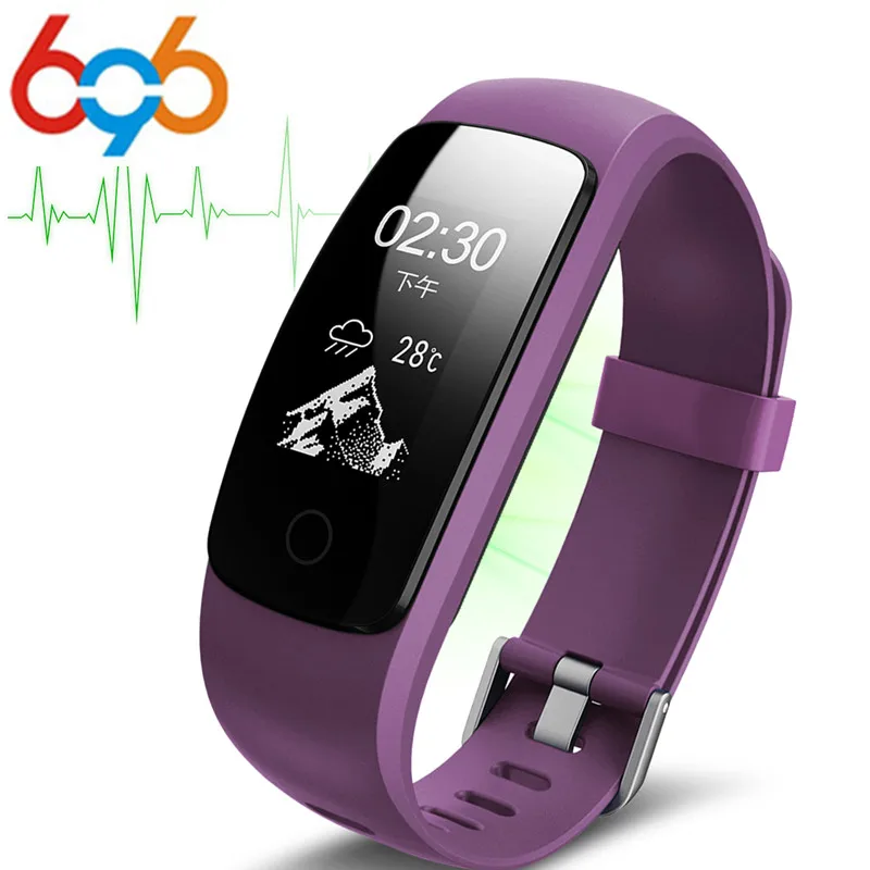 696 ID107 Plus GPS Smart Wrist band Bracelet Heart Rate Monitor Answer ...