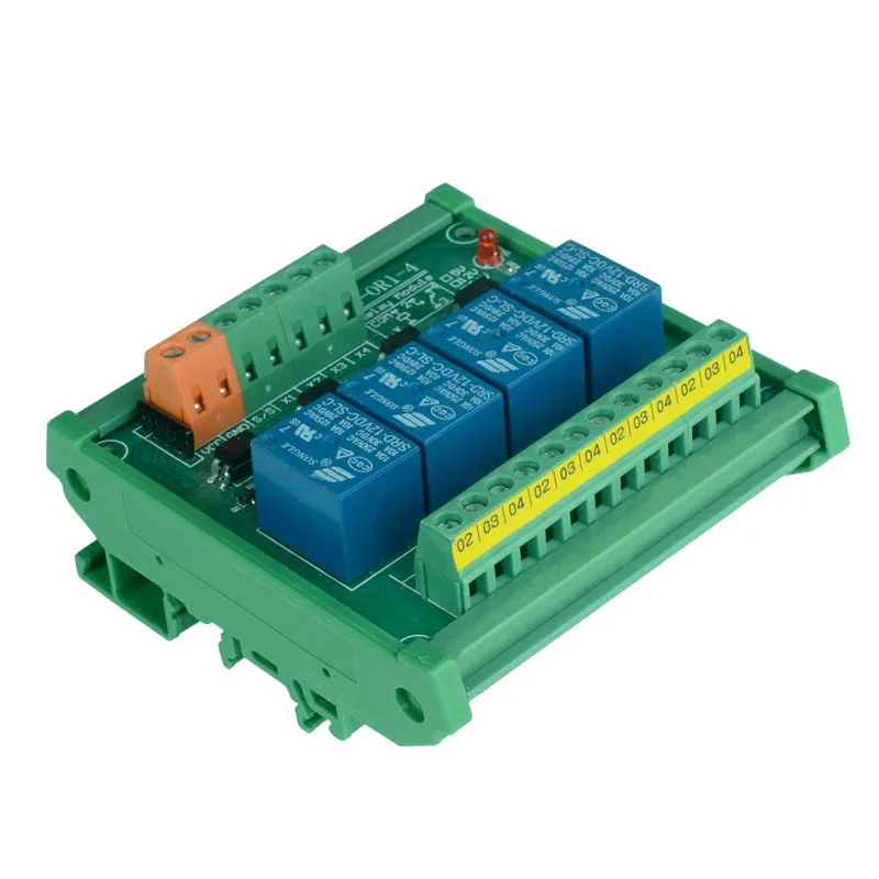 4 channel Trigger Voltage Relay Module PLC realy module optocoupler ...
