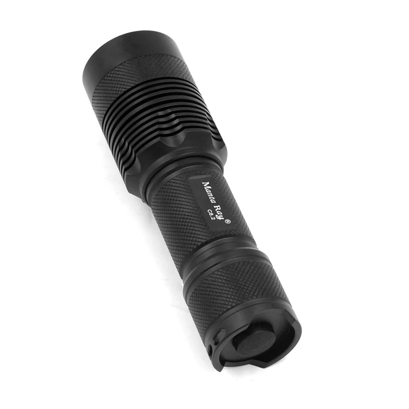 Manta Ray C8.2 Black Flashlight Host With 7mm Hole Or 10mm Hole Op/smo ...