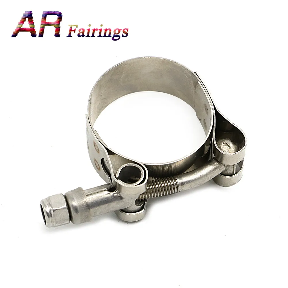 1 1/2" 35 40mm Motorcycle Exhaust Clamp Heavy Duty T Bolt Clamp ...