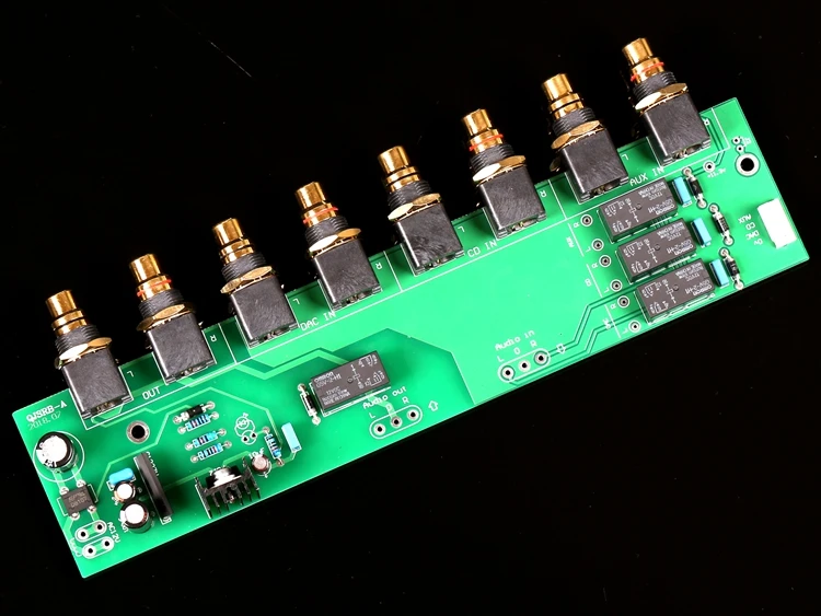 3 Ways Input 1 Ways Output Pure Copper Rca Terminal Input Source Switching Board For Audio