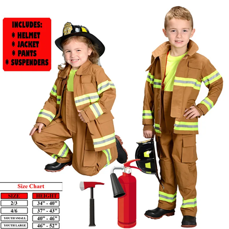 Fireman Suit Costume