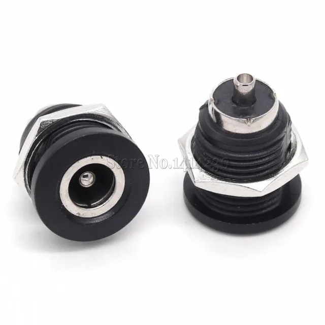 Female Jack Plug Adapter 12V DC Power Jack Socket - Female Panel Mount ...