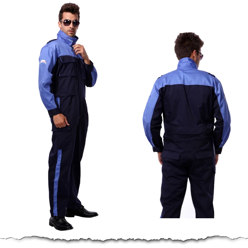 SPARDWEAR Men's construction work uniform carpenter workwear blue black ...