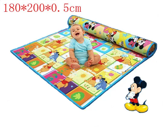 Mickey Mouse Party Baby Play Mat Double sided Climb Blanket Creeping ...