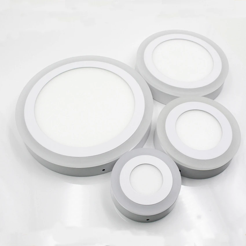 Two Color Panel Lamp Led Down Light Lamp AC 6w 9w16w 24w Led Ceiling ...