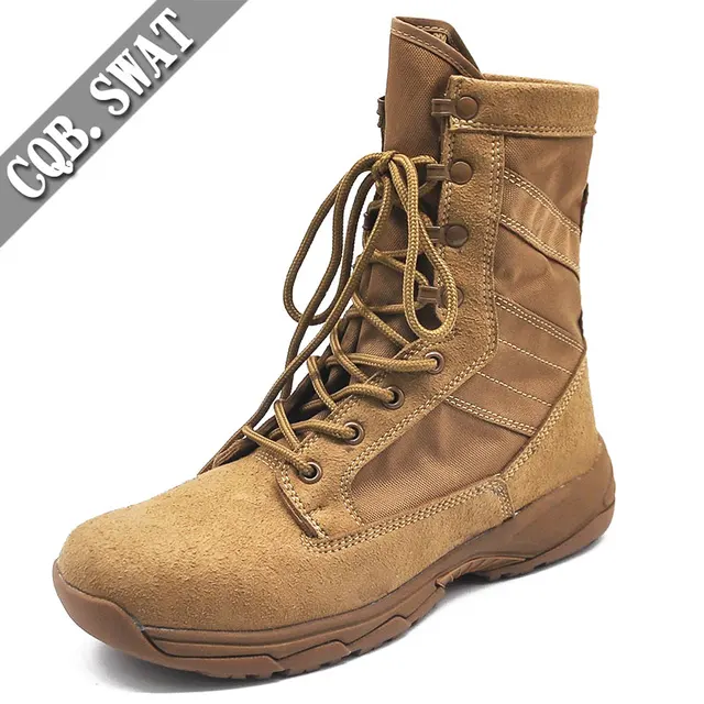 CQB.SWAT Spring Season Military Boots for Men Suede Boots Outdoor Army ...