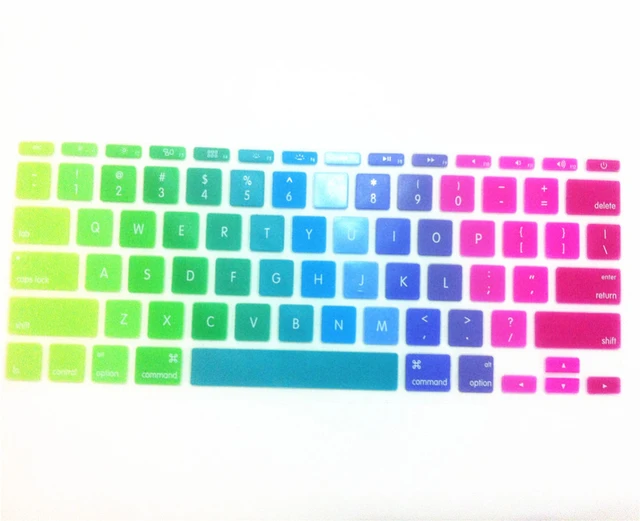 Apple Laptop Keyboard Cover Rainbow
