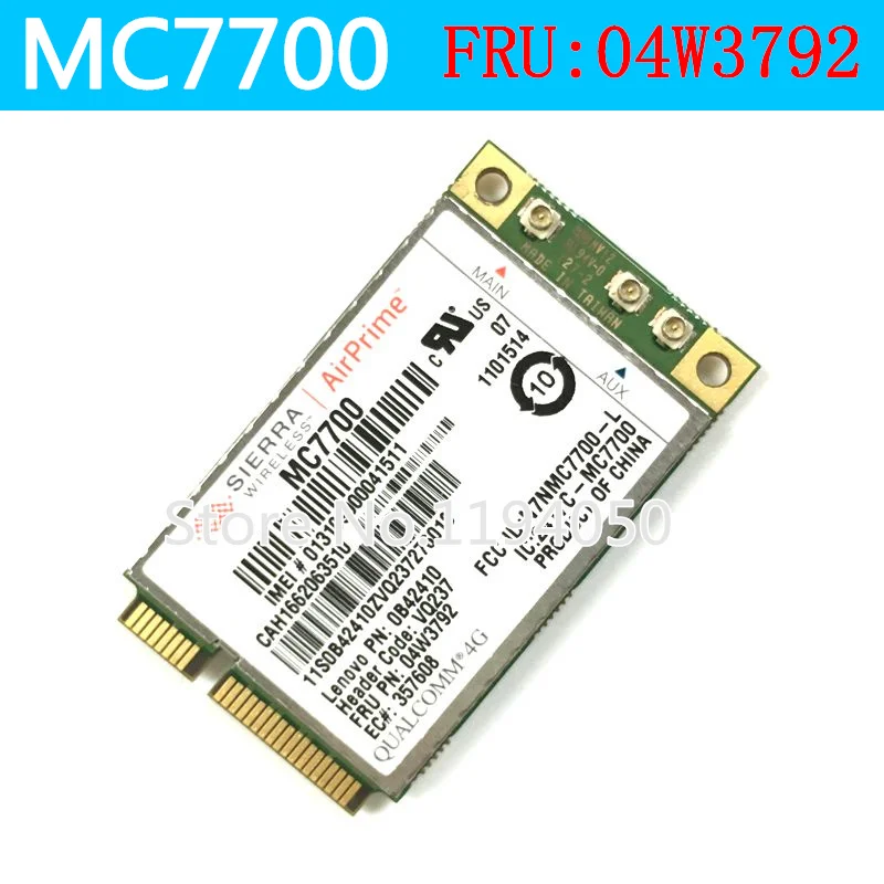 MC7700 Sierra Wireless GOBI4000 LTE 3G 4G Suit Japanese for thinkpa d ...