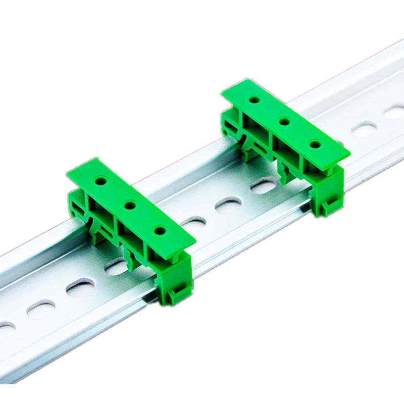 50pair 35mm Din Rail Type Pcb Bracket Panel Mounting Base Pcb Circuit ...