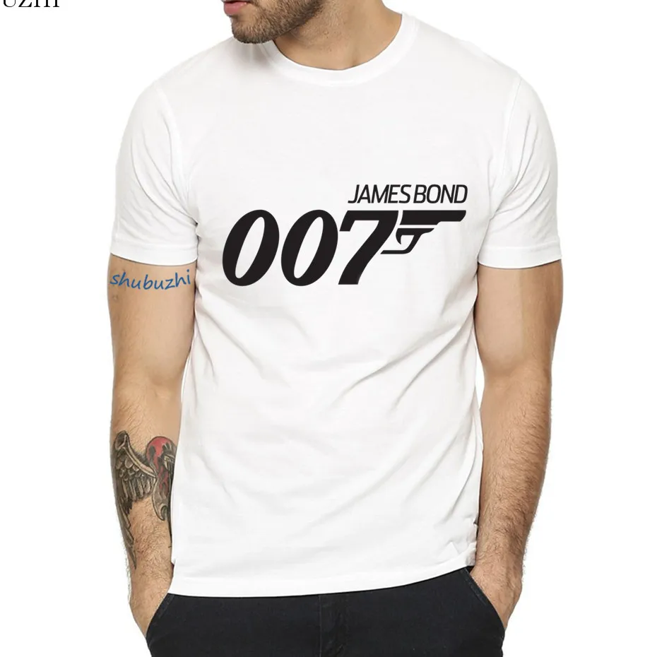 Movie Film James Bond 007 Design Funny T Shirt for Men and Women,Unisex ...