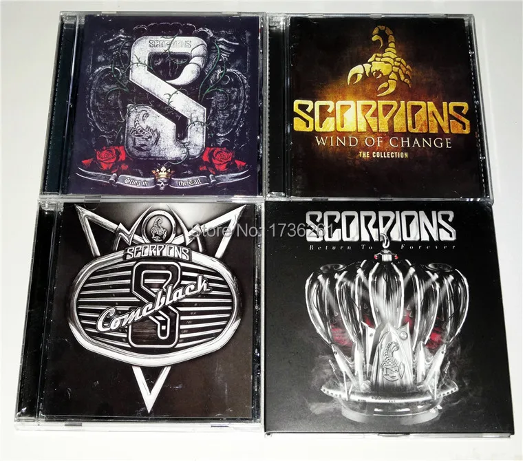 Scorpions music Collection Complete Albums 4CD Booklets Full Box Set ...