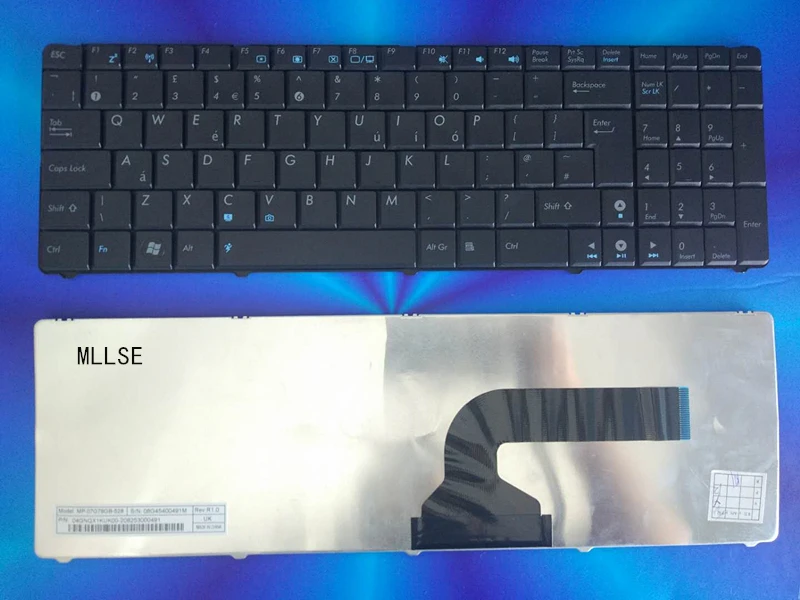 Free Shipping New United Kingdom Keyboard For Asus N50 N53 N73s N73sv ...