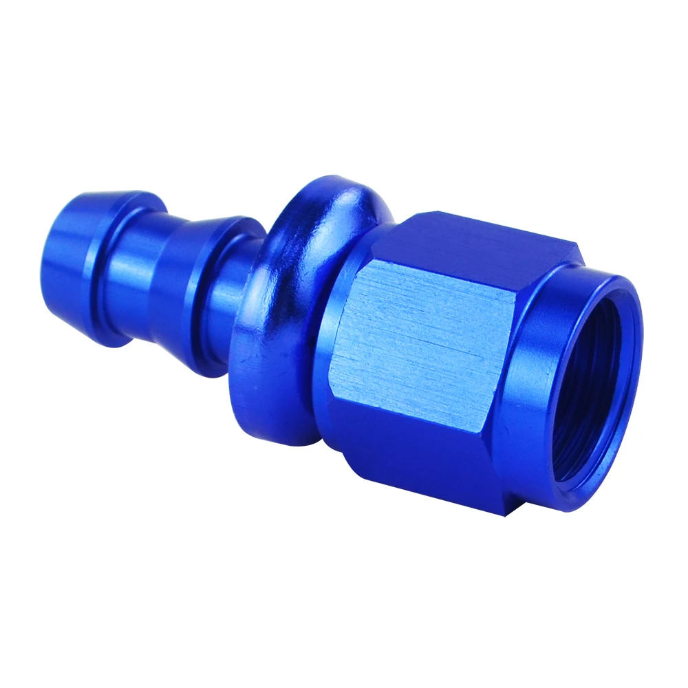 6AN Straight Push Lock Socketless Hose End Fitting | Deancent Garage