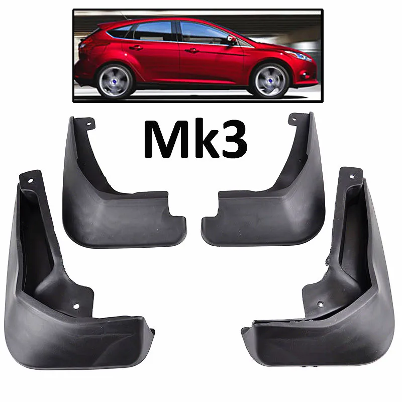 Mud Flaps Splash Guards Fit FOR Ford 2011 2016 Focus Mk3 Hatch Mudflap ...