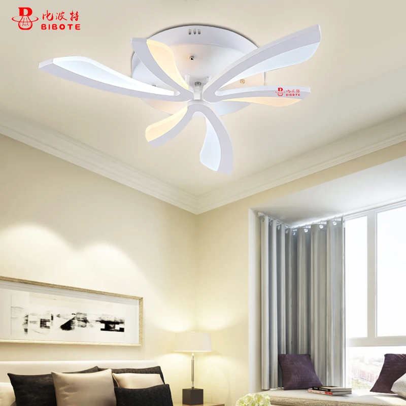 modern led ceiling light with remote control plafondlamp living room ...