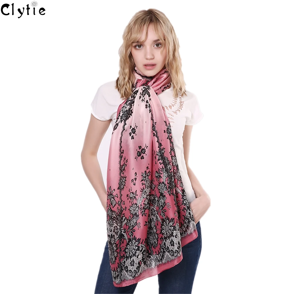 Aliexpress.com : Buy New Women Silk Scarves and Beach Shawl Fashion ...