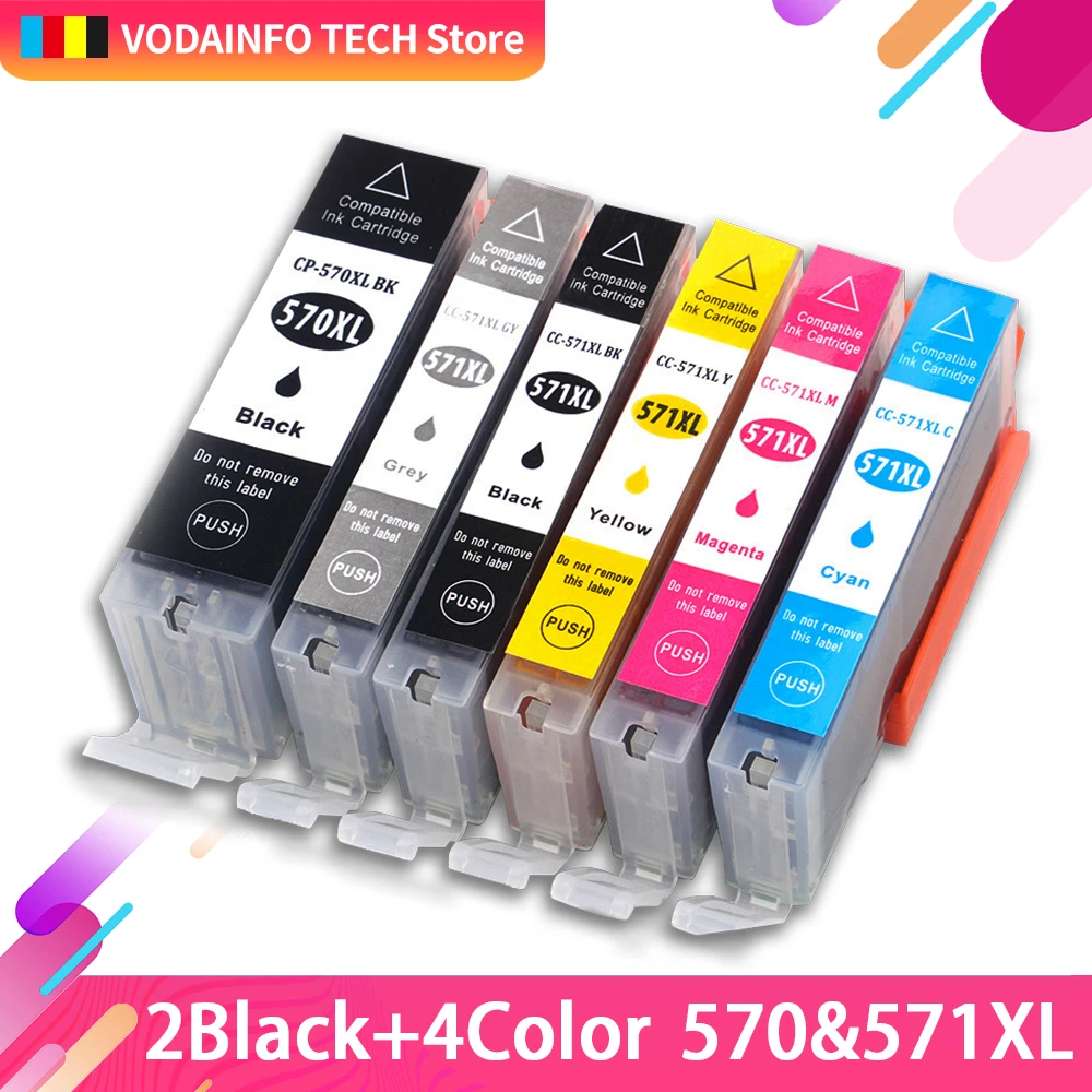 6-color-PGI-570-CLI-571-PGI-570BK-compatible-ink-cartridge-for-canon ...