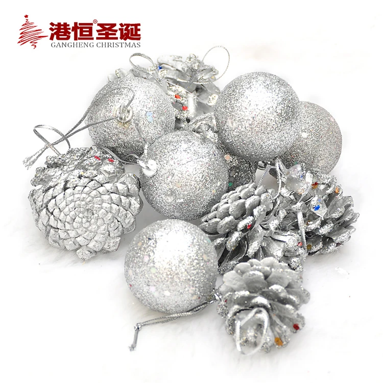 12 шт. Новогодние товары дереве висит шары цвета: золотистый ...