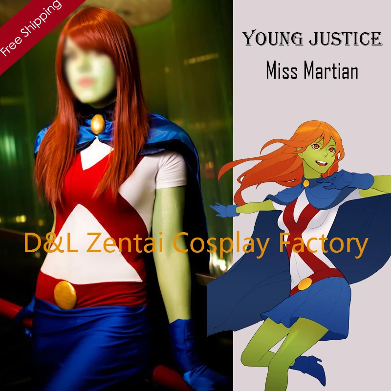 Young Justice Miss Martian Mermaid